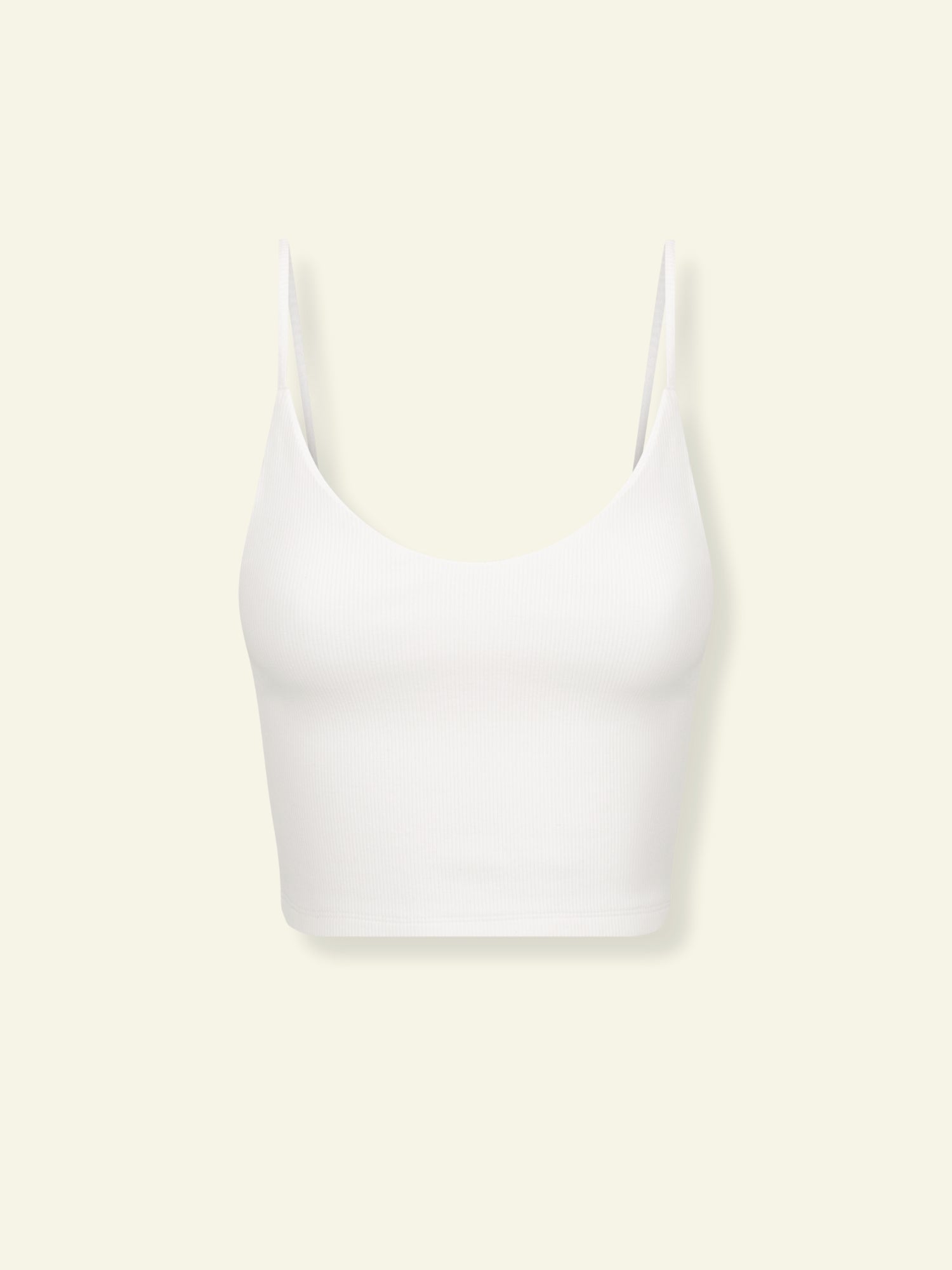 White cropped cami store